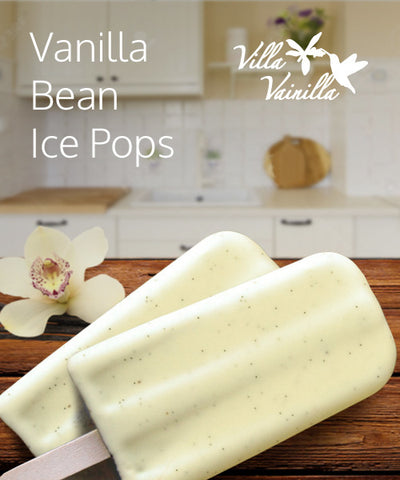 Coconut and vanilla bean ice pops – Villa Vainilla