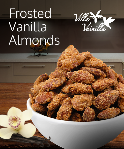 Frosted Vainilla Almonds – Villa Vainilla