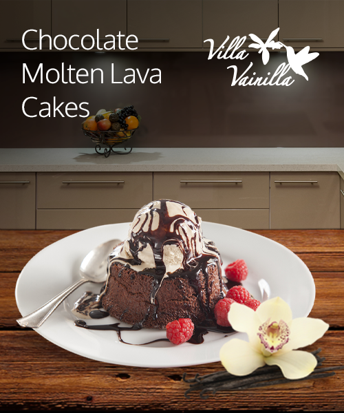 Chocolate Molten Lava Cakes – Villa Vainilla